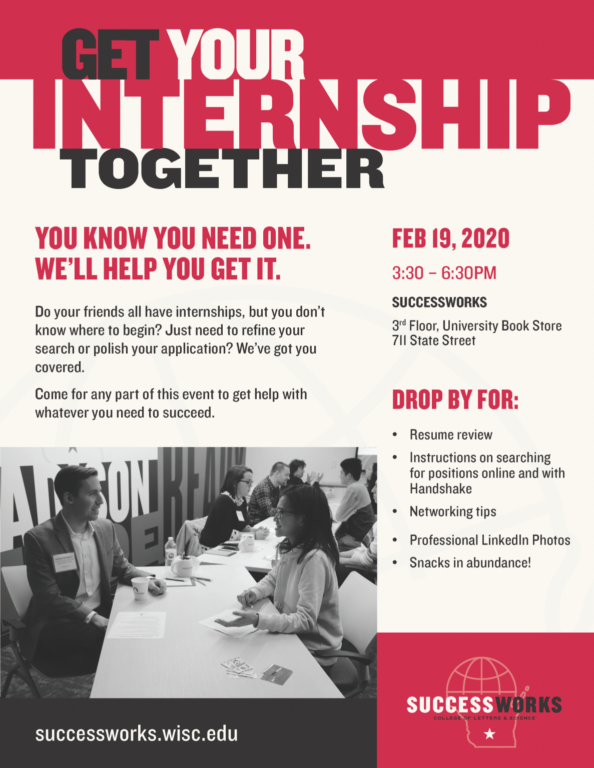 Get Your Internship Together – February 19, 2020 – Biology Major